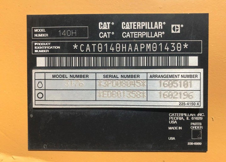 2004 Caterpillar 140H For Sale in Houston, Texas, USA | MY-Equipment.com